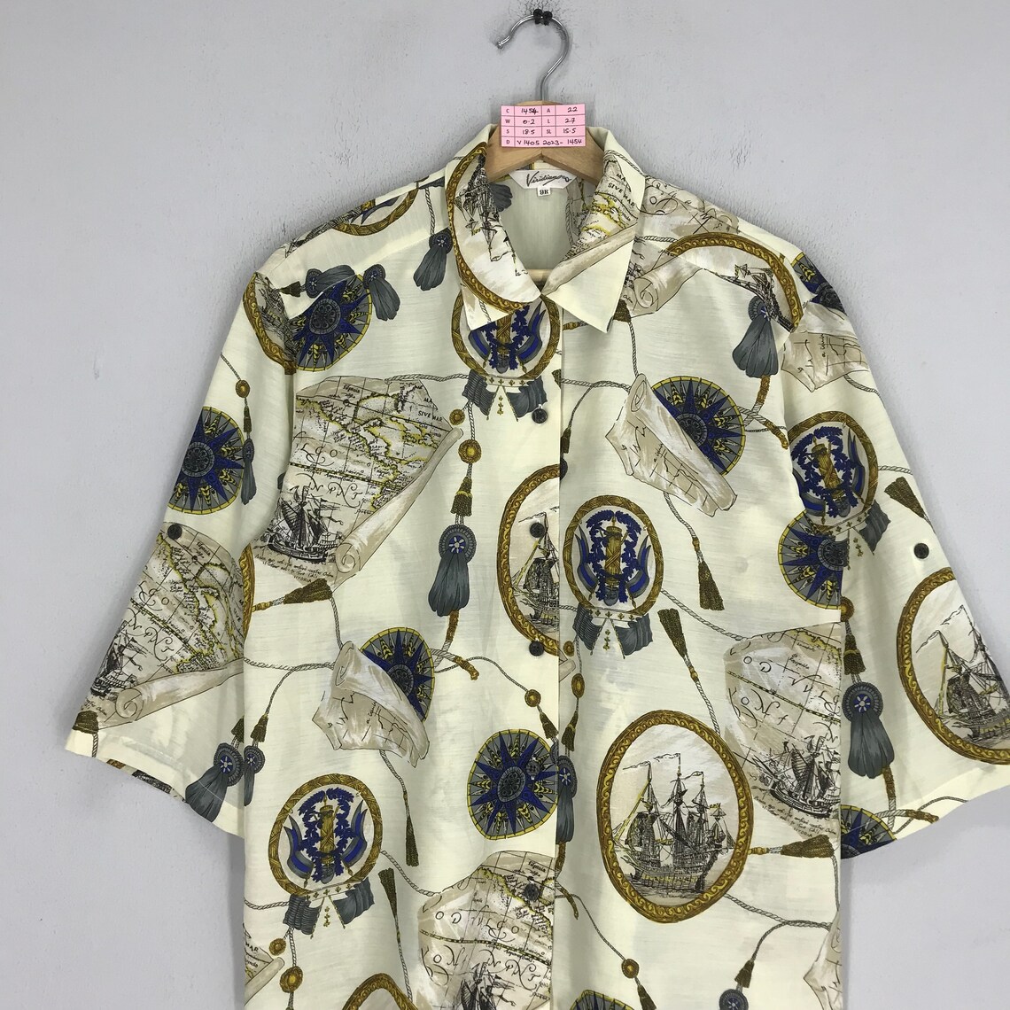 Vintage Novelty Baroque Shirt Pop Art Style Buttondown Shirt Stylish ...