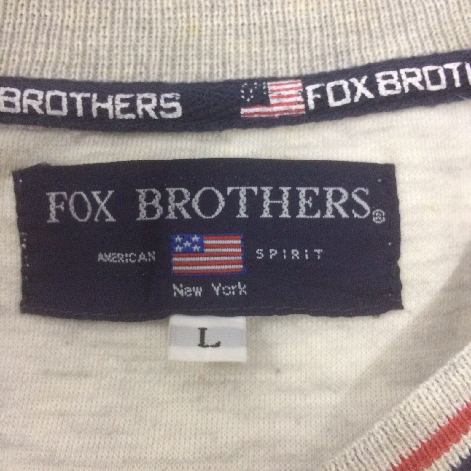 Rare!! Fox Brothers New York USA Sweatshirts Unisex Large Size - Etsy