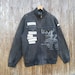 Rare Punk Rock Style Sweater Jacket With Patches Design Medium Size - Etsy