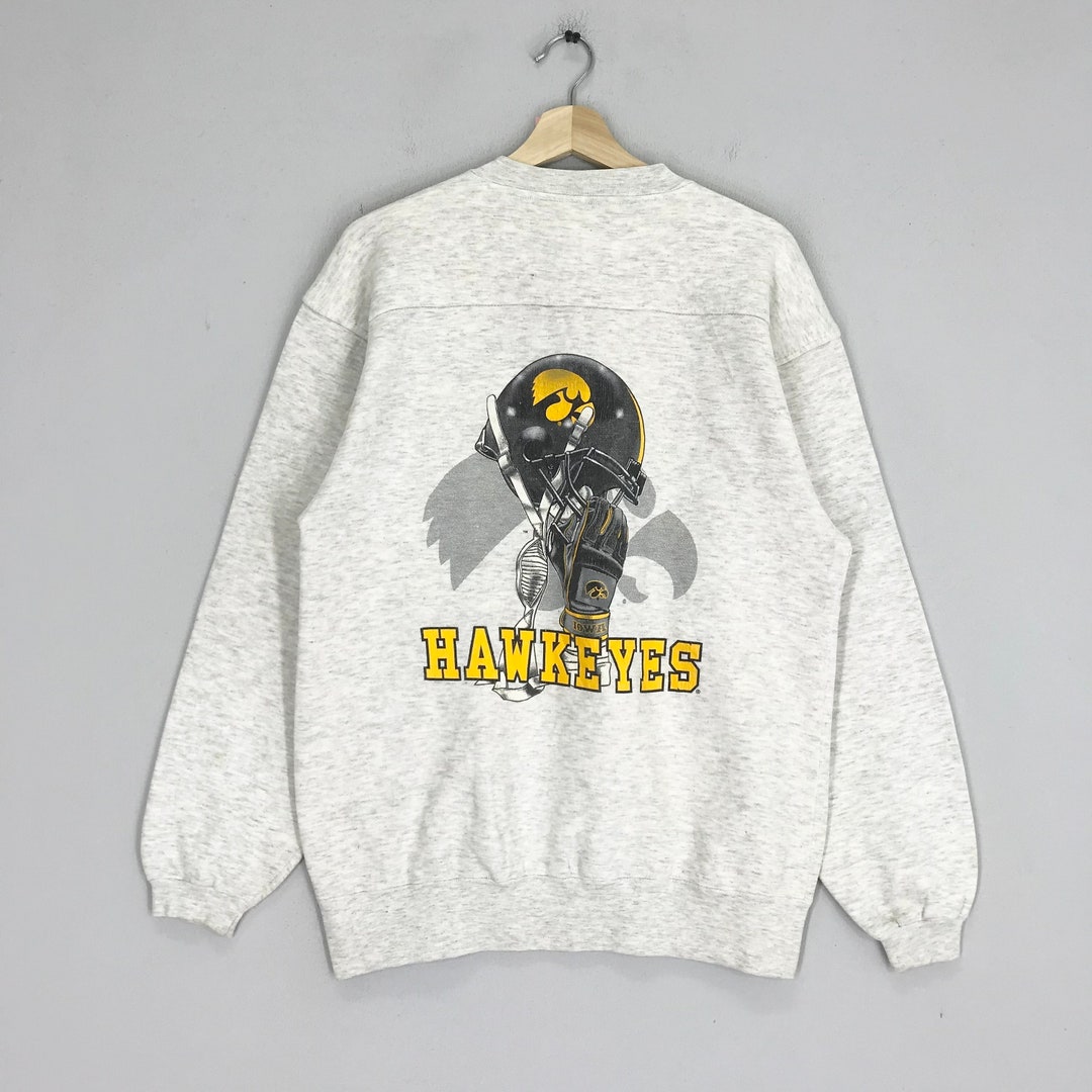 Vintage Iowa Hawkeyes Sweatshirts Iowa Hawkeyes Sweater Gray Iowa State ...