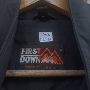 First Down Snap Button Jacket Outdoor Gear First Down Jacket Size L - Etsy