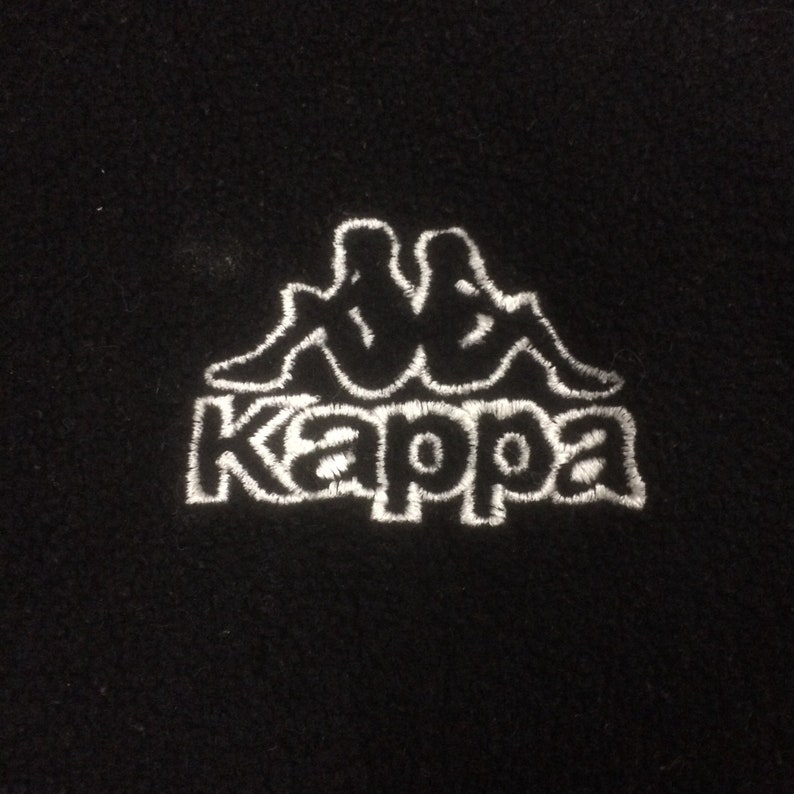 Vintage Kappa Big Logo Sleeve Less Fullzipper Jacket Embroidey Logo ...