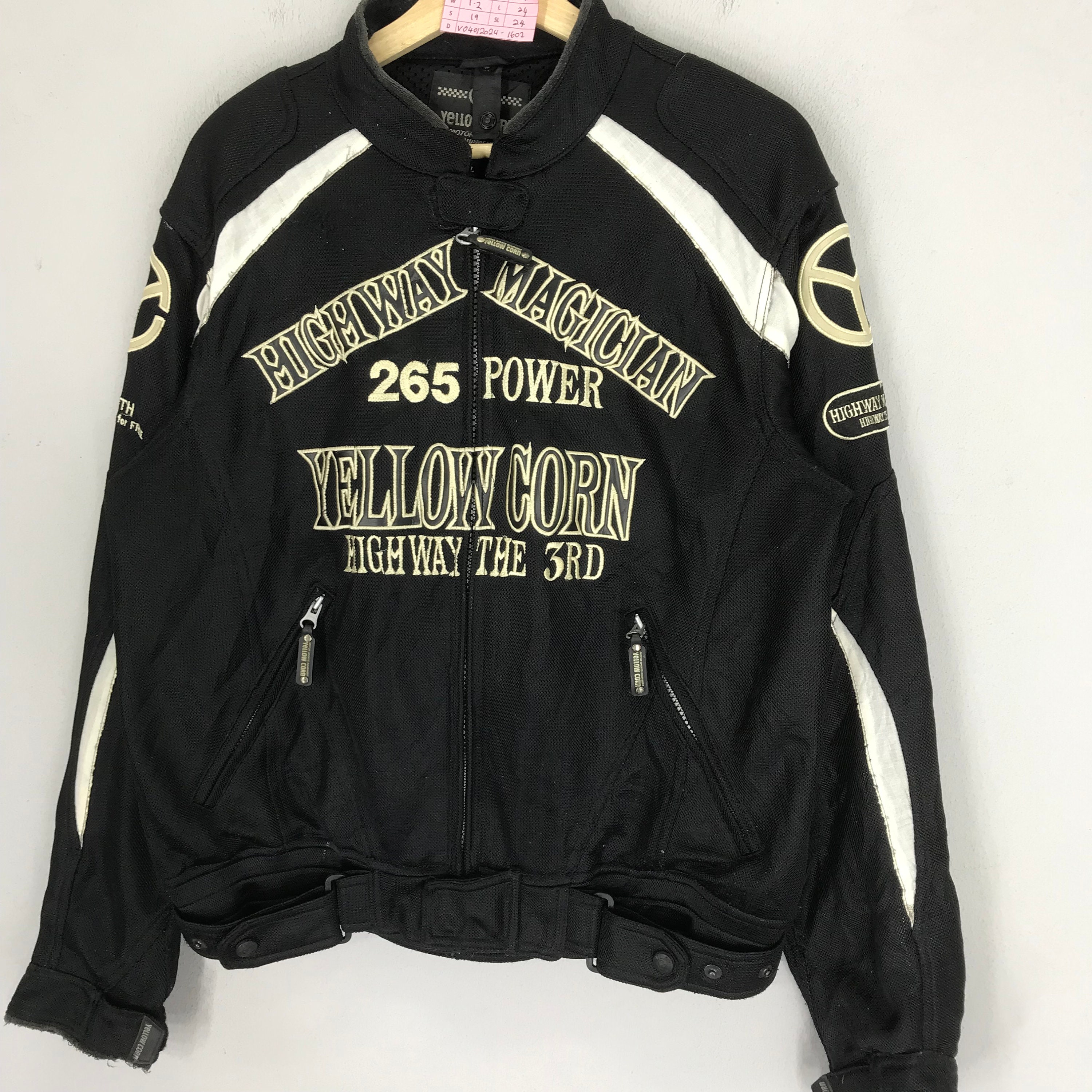 Vintage 90s Yellow Corn Motor Sports Jacket Large Yellow Vintage 90s Yellow Corn Motor Sports Jacket Large Yellow