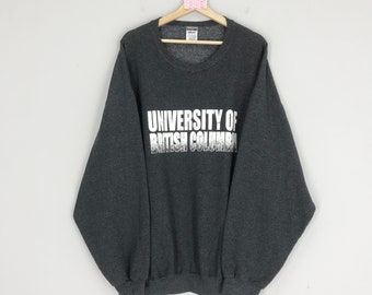 Vintage University of British Columbia Hoodie Spells UBC Purple Colours ...