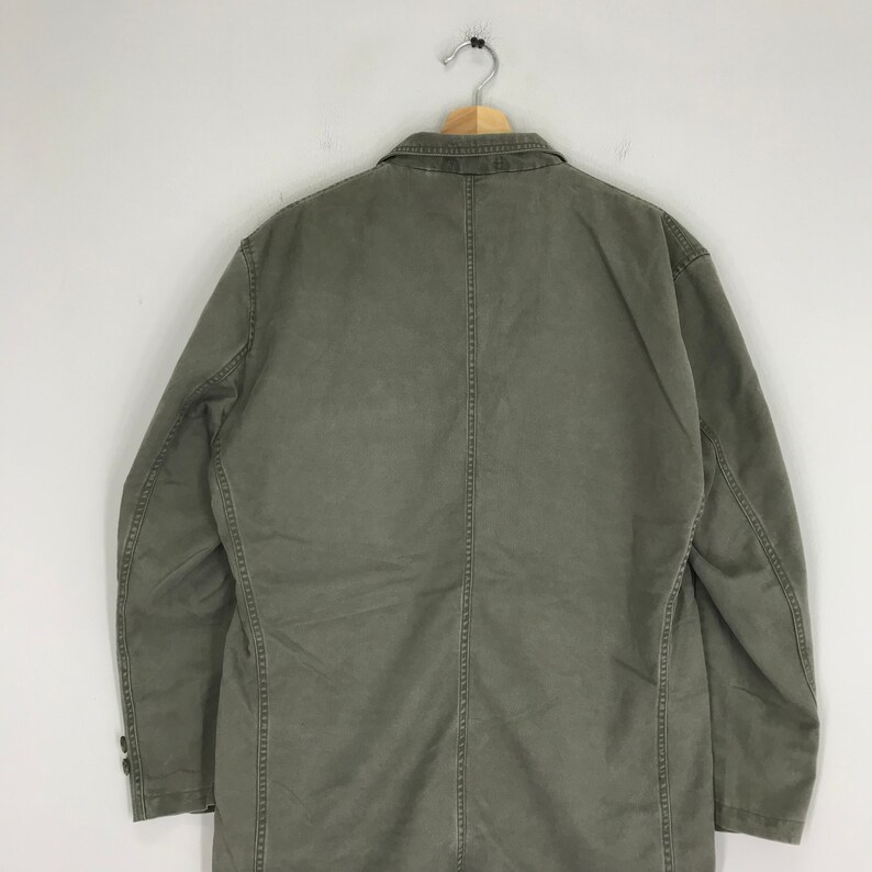 Vintage Japanese Denim Workers Jacket Three Pocket Buttondown - Etsy