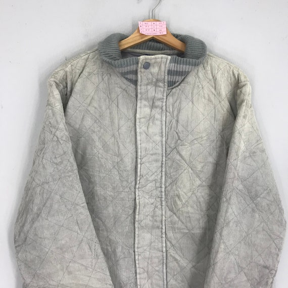 Vintage Hang Ten Bomber Jacket Faded Grey Surf Style … - Gem
