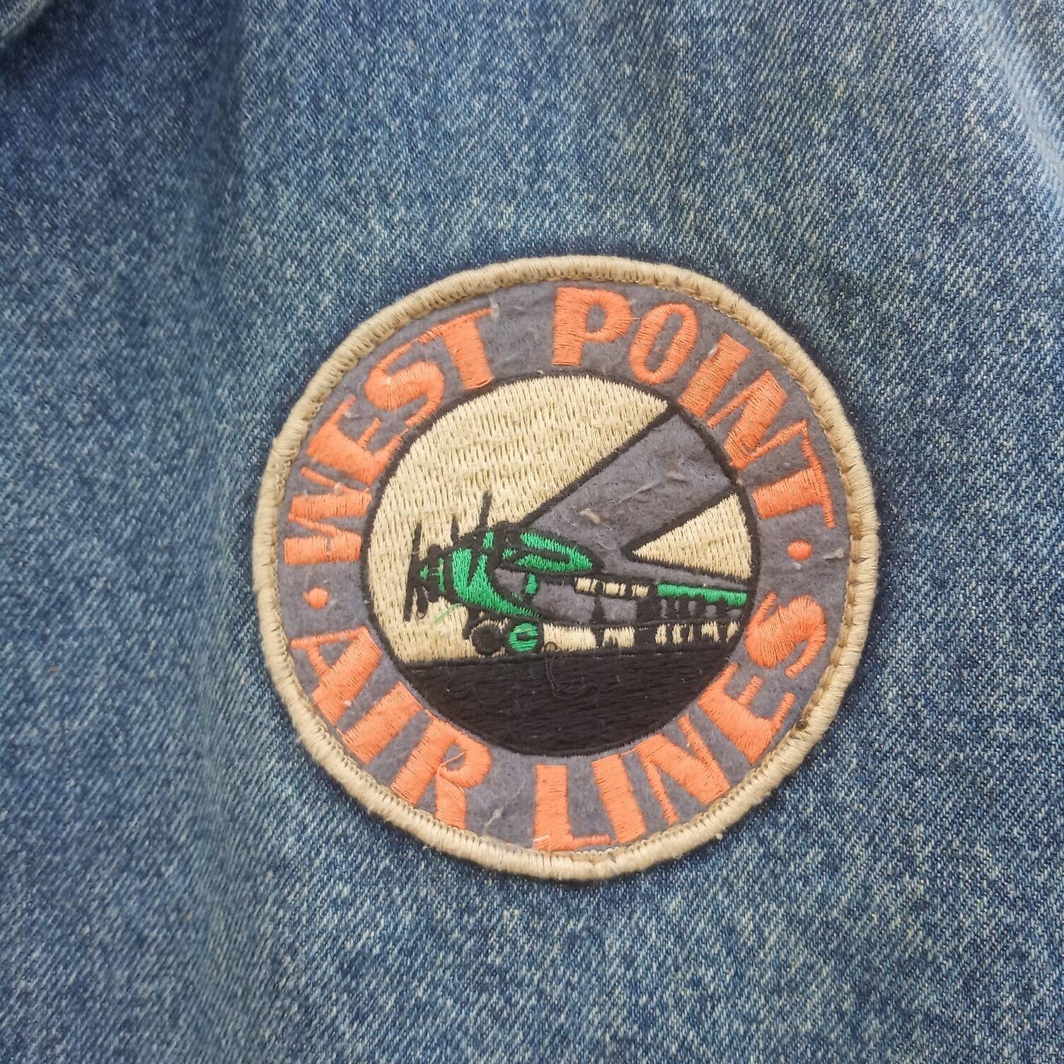 Vintage Bobson Denime Jeans Flight Jacket Tactical Pocket Style Jacket ...