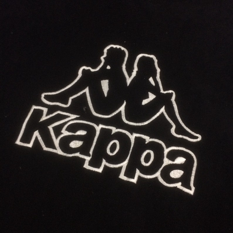 Vintage Kappa Big Logo Sleeve Less Fullzipper Jacket Embroidey Logo ...