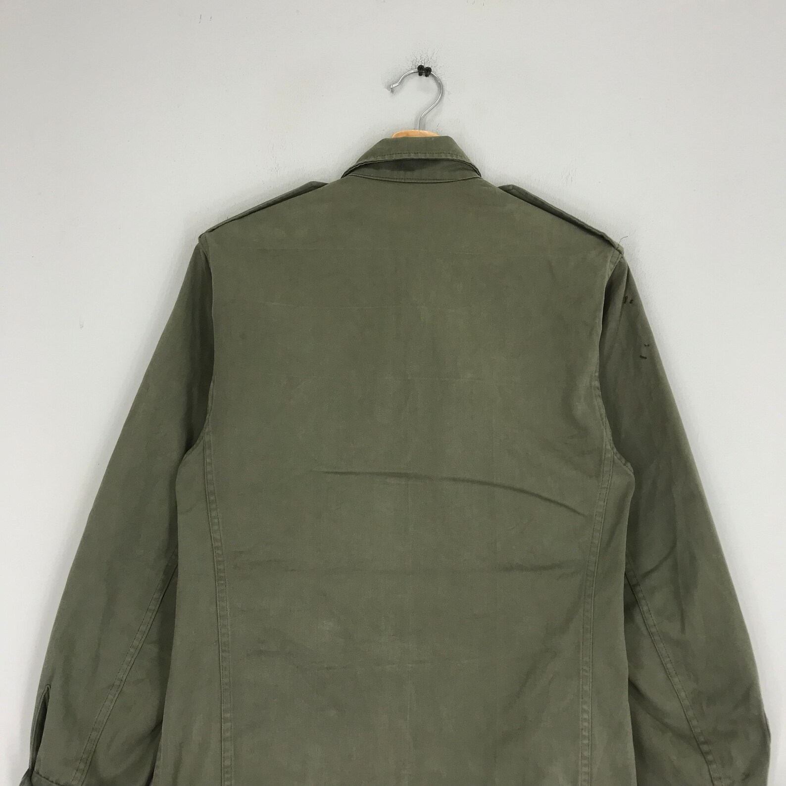 Vintage Army M65 Field Jacket Olive Green Army Workers Jacket Four ...