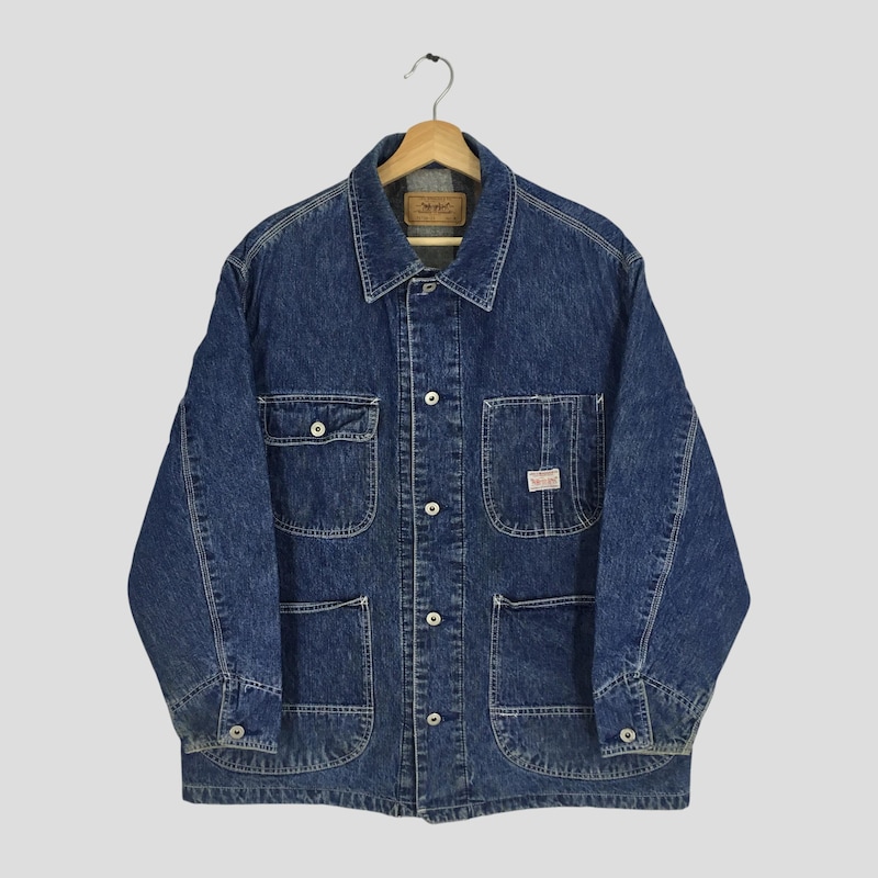 Denim Barn Coat Medium - Etsy