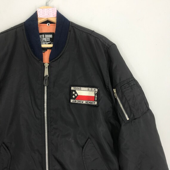 Rare!! Vintage Flight Jacket Air Crew Bomber Jacket B… - Gem