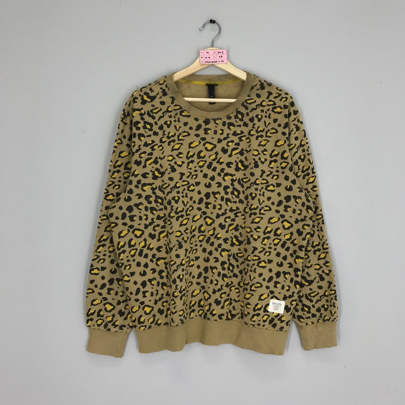 Leopard Sweater - Etsy