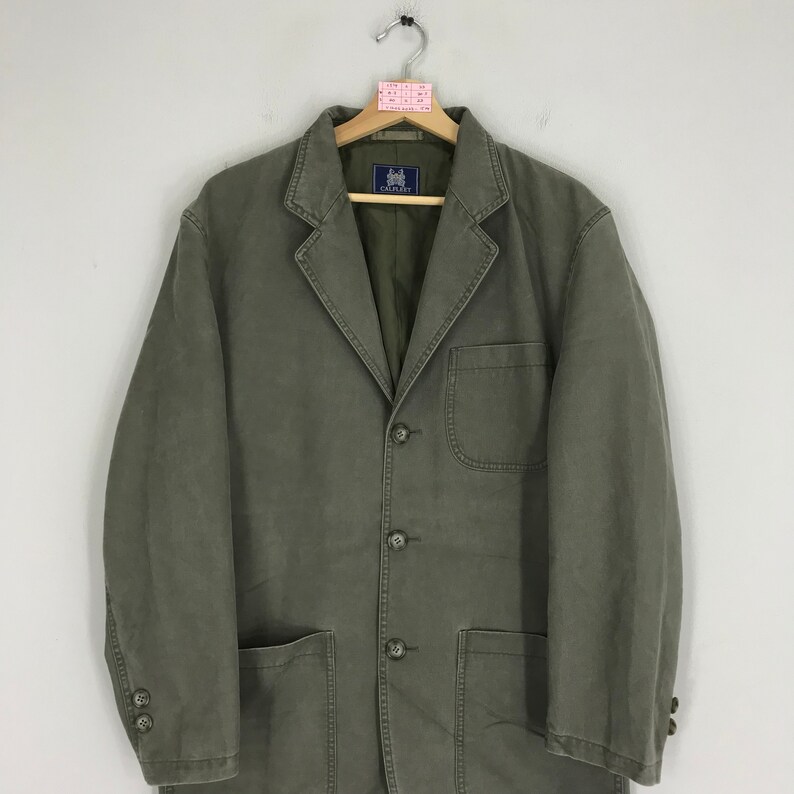 Vintage Japanese Denim Workers Jacket Three Pocket Buttondown - Etsy