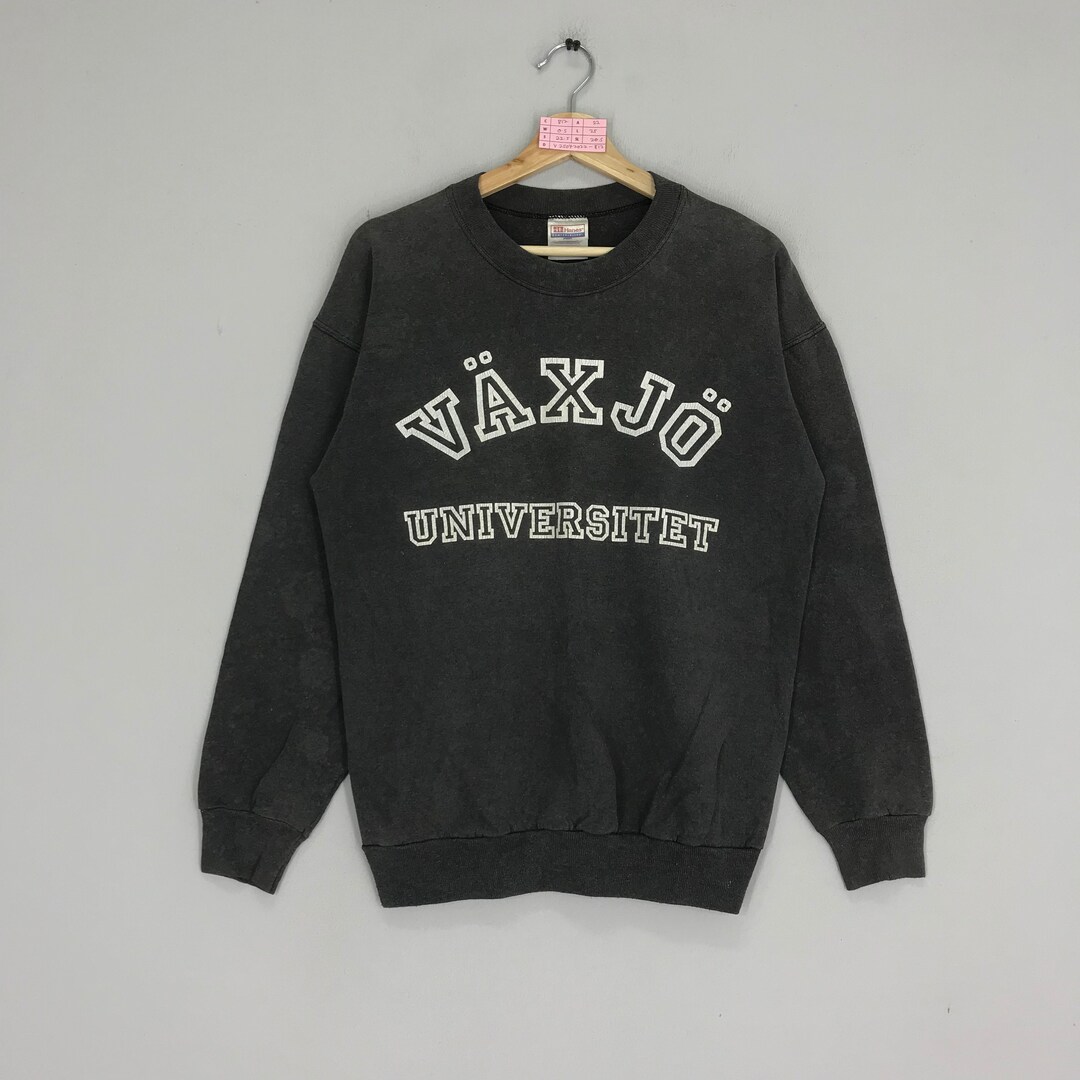 Vintage Vaxjo University College Big Logo Sweatshirts University ...