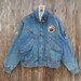 Vintage Bobson Denime Jeans Flight Jacket Tactical Pocket Style Jacket ...