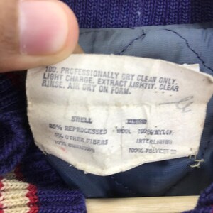 Vintage Wisconsin Varsity Jacket Large Sleeve Leather Jacket Wisconsin ...