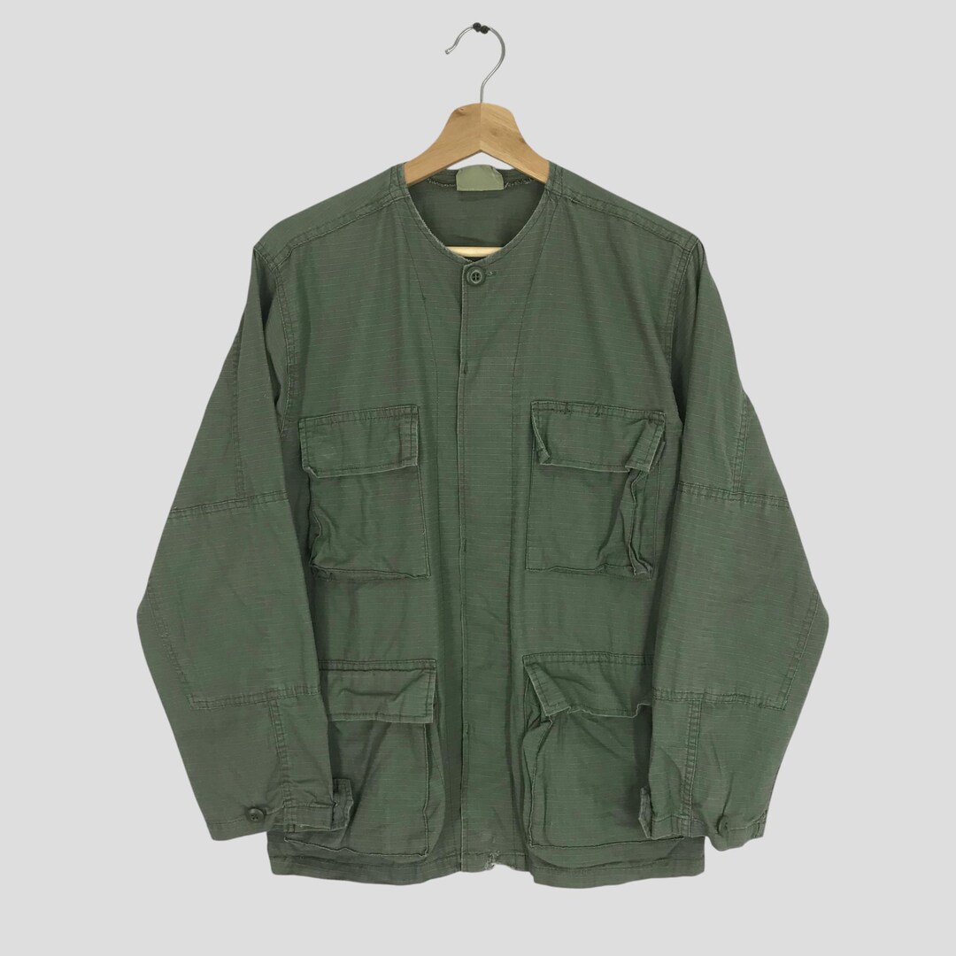 Vintage Army M65 Field Jacket Olive Green Medium Army Workers Jacket ...