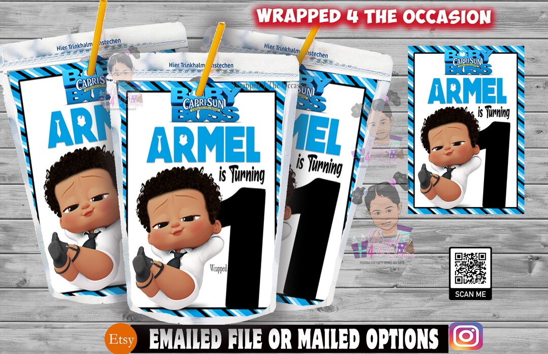 Baby Boss Juicebag Labels - Etsy