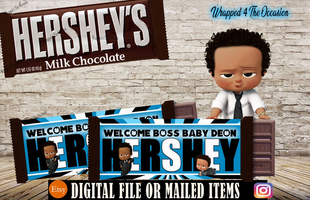 Boss Baby Candy Bar Wrappers - Etsy