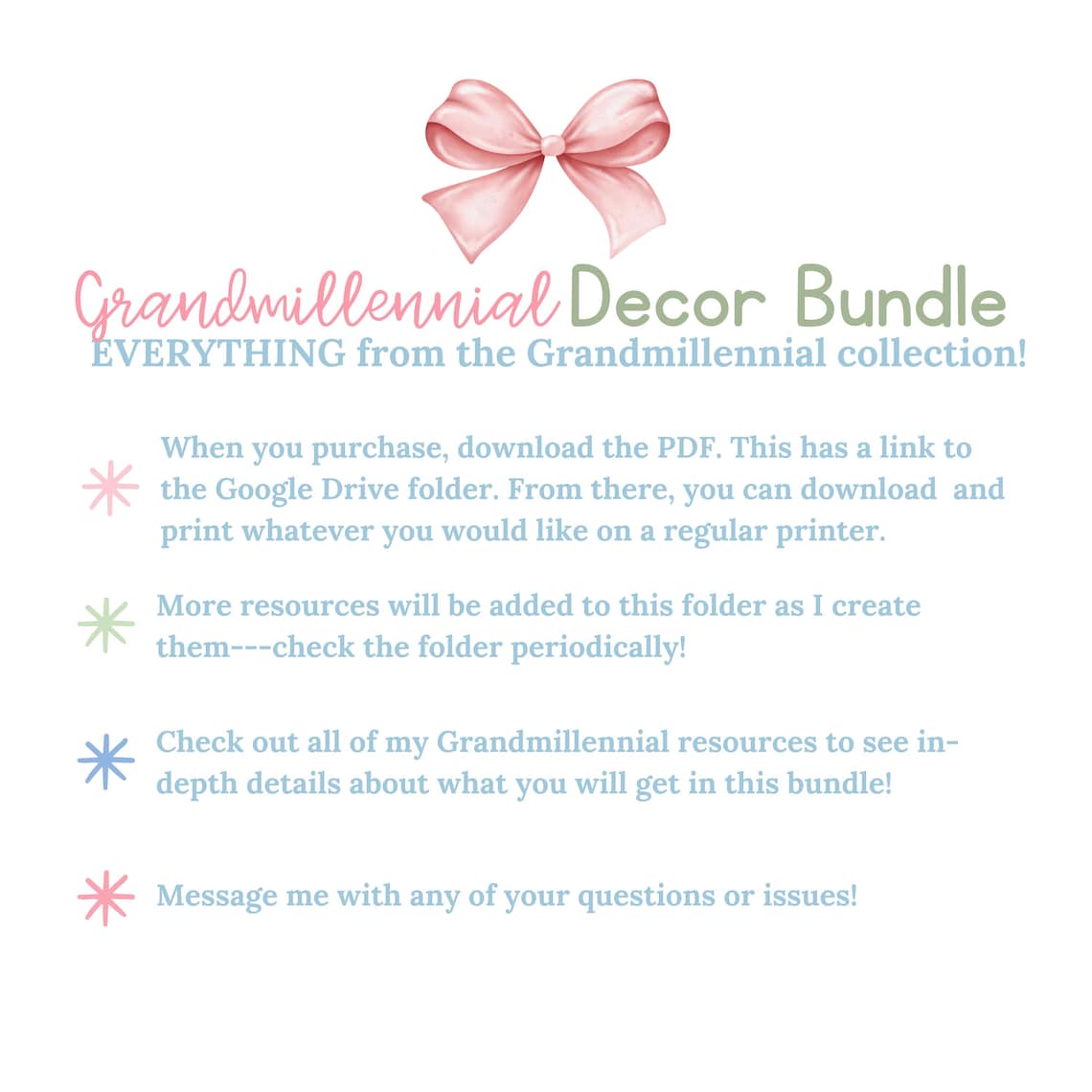Grandmillennial GROWING Classroom Decor Bundle | Save BIG! | Preppy ...