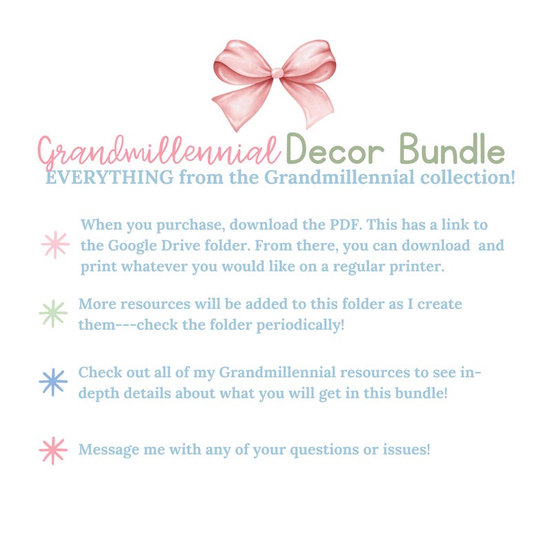 Grandmillennial GROWING Classroom Decor Bundle | Save BIG! | Preppy ...