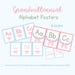 Grandmillennial Coquette Bows Classroom Alphabet (3 Styles) Print ...