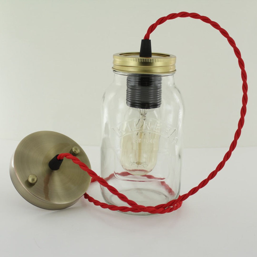 Jam Jar Lights More Choice Free Edison Bulbkilner - Etsy