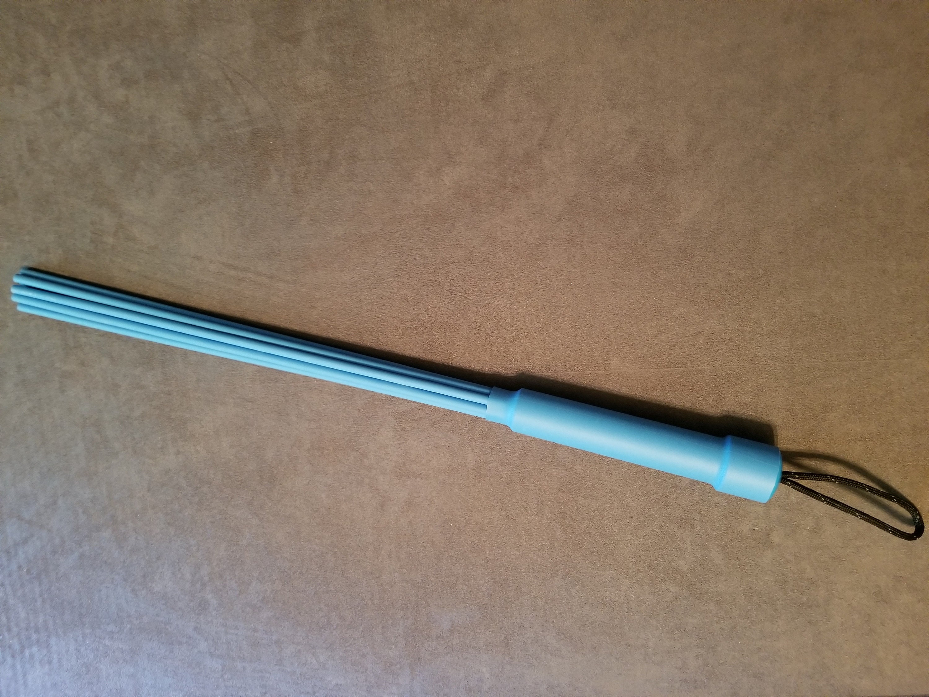 Multicane Blue Delrin Rods, Blue Handle for BDSM Impact Play Adjustable ...