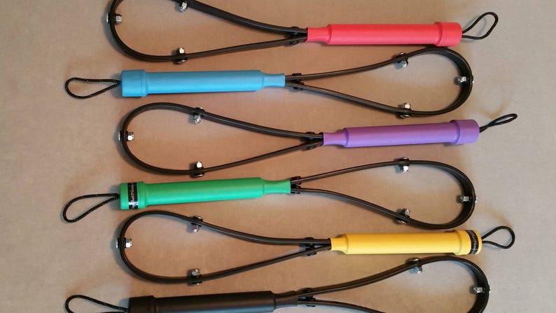 Rubber Loops With Bolts and Various Handle Colors for BDSM Impact Play ...