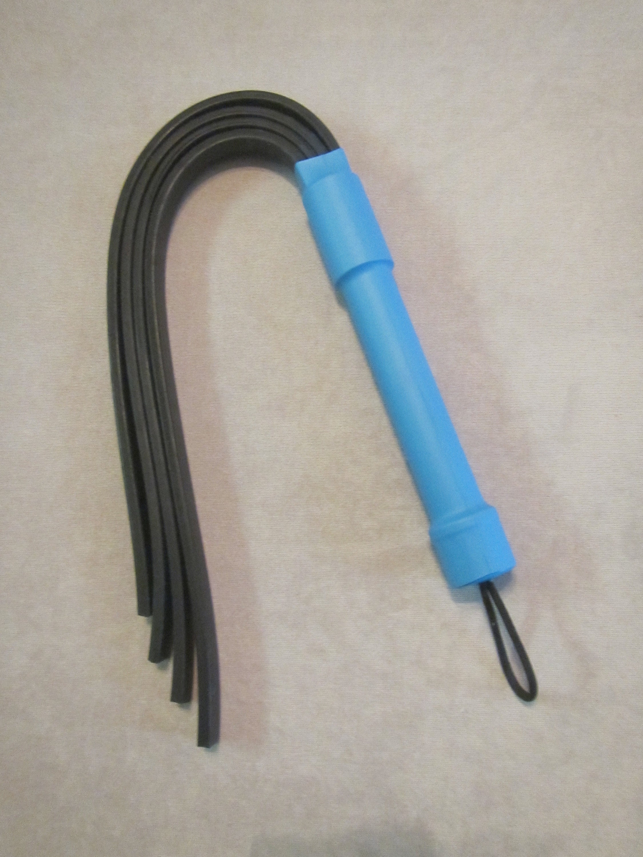 Rubber Slappers in Various Lengths and Handle Colors for BDSM Impact ...