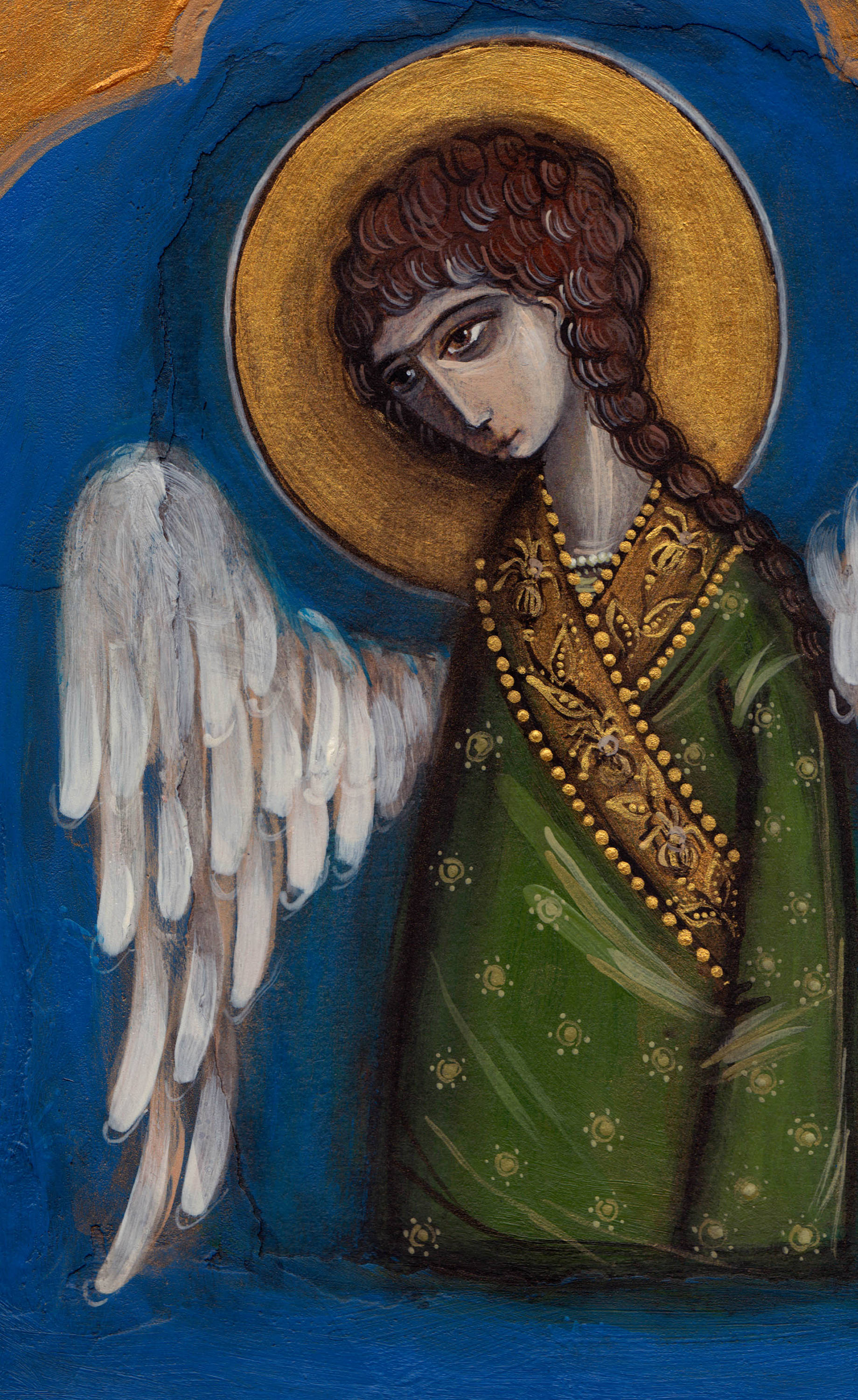 Eastern Orthodox Icons - Religious Angel Painted on Wood - Religious ...