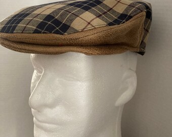 Plaid Flat Cap | Etsy