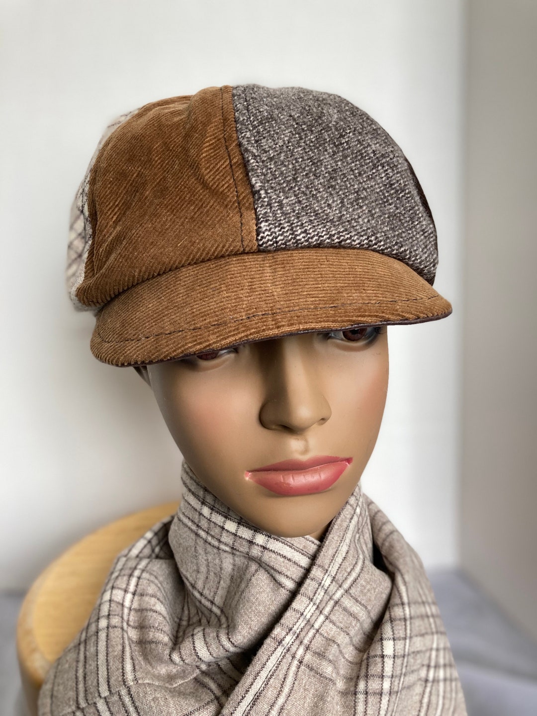 Drivers Cap. Newsboy Cap. 1920s Style Golf Cap. Peaky Blinders Style ...