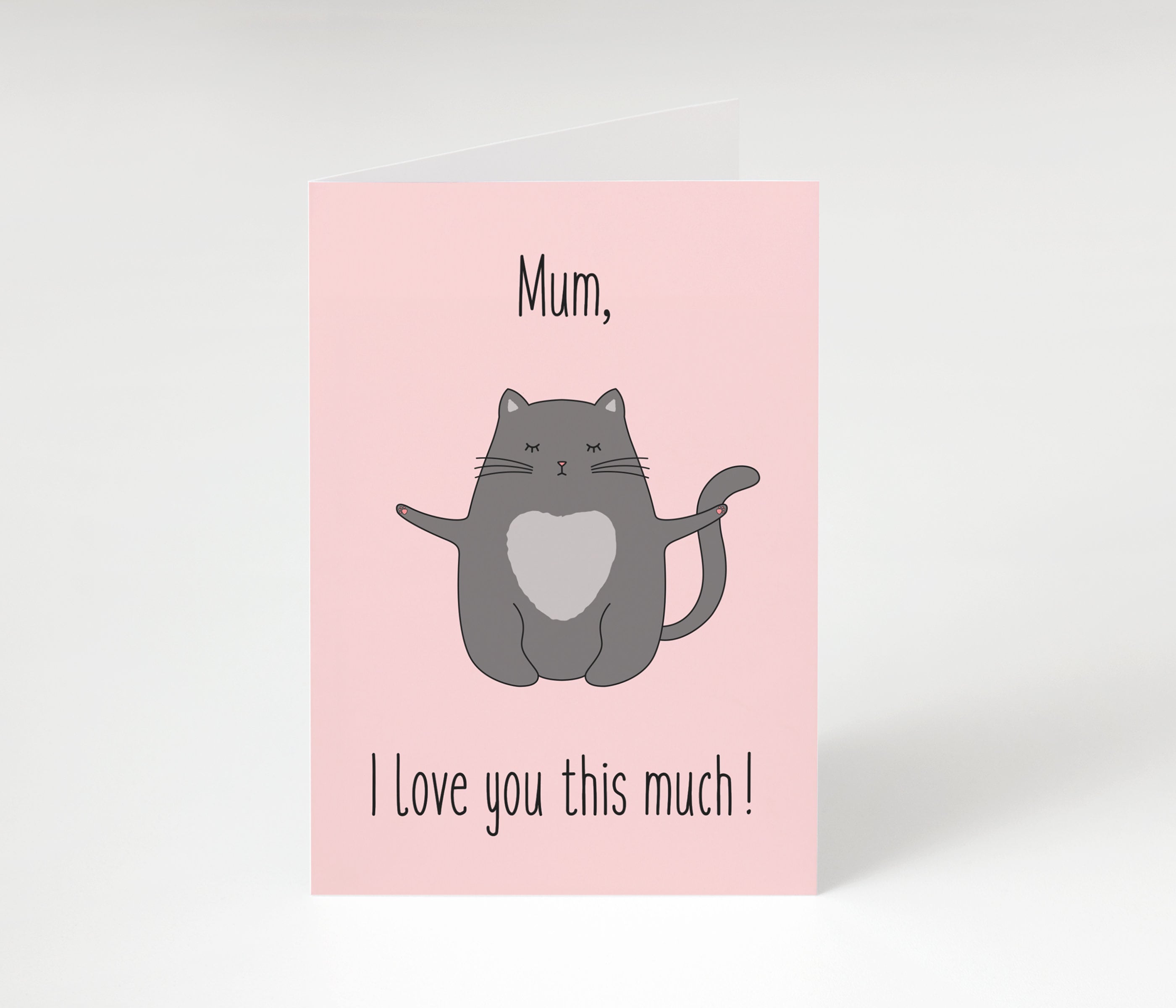 Paper Printable Card for Mum INSTANT DOWNLOAD Love You Mum Card Mother ...