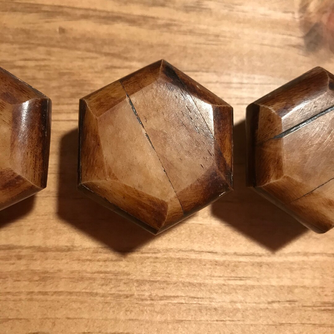 Brown and Black Wooden Natural Knob With Knot and Wood Grain Feature ...