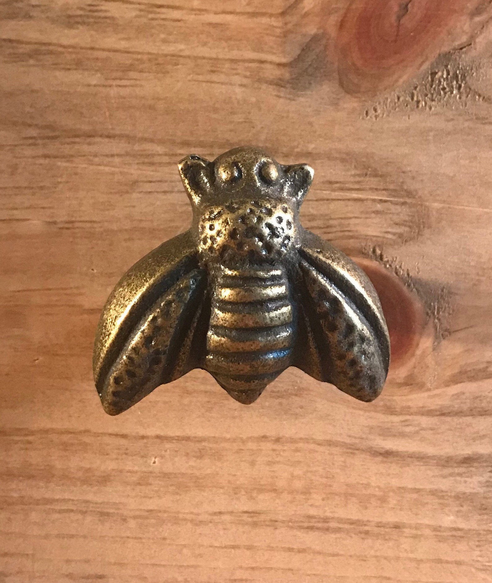 Cast Iron Honey Bee Bumble Bee Cabinet / Furniture / Drawer Knobs With ...