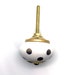 White Ceramic Sphere Furniture / Cabinet Knob With Beautiful - Etsy