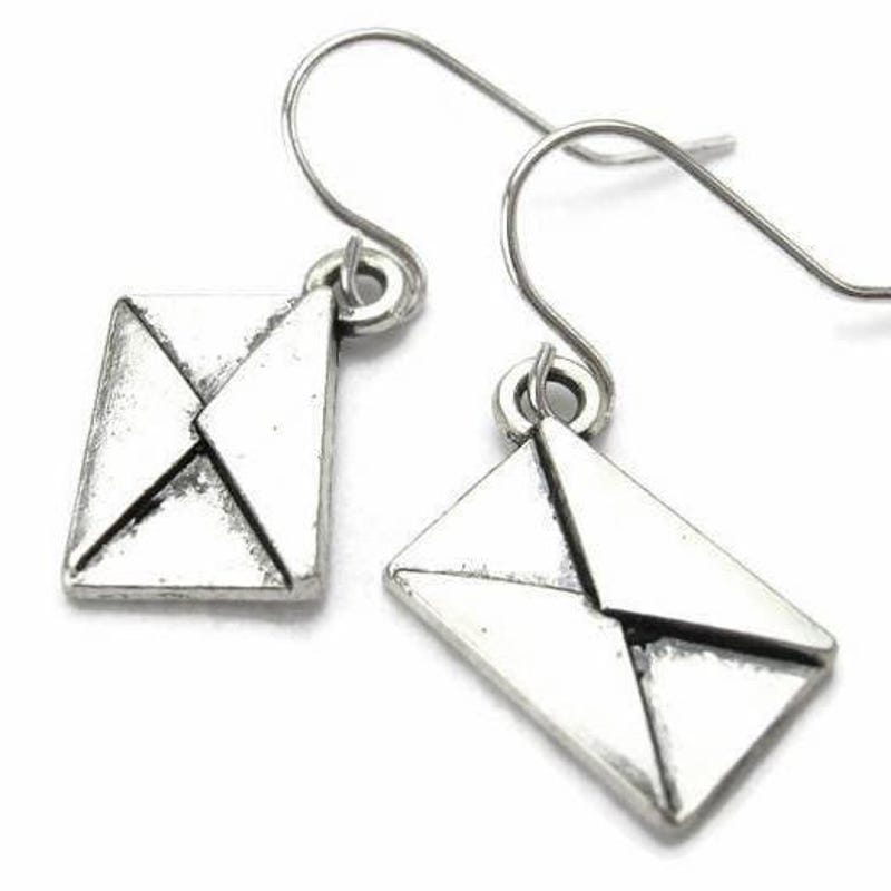Envelope Earrings - Etsy