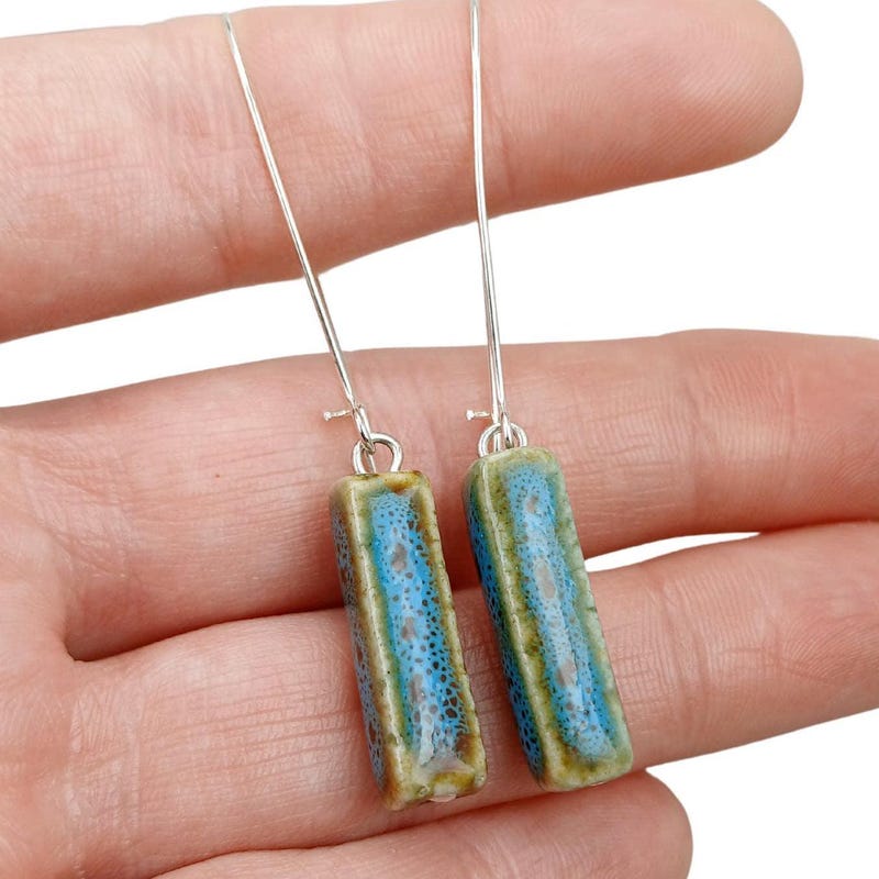 Pottery Earrings - Etsy