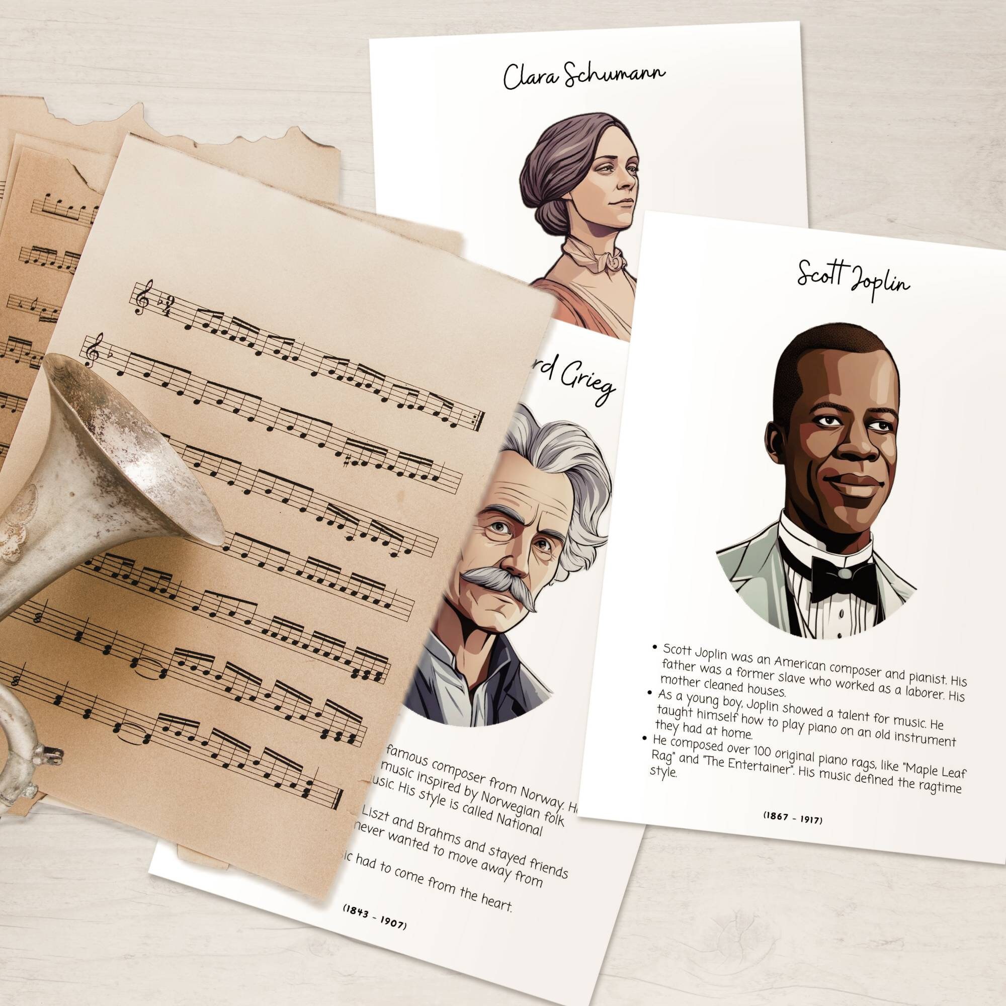 Composer Posters Full Bundle Women Composers Black - Etsy