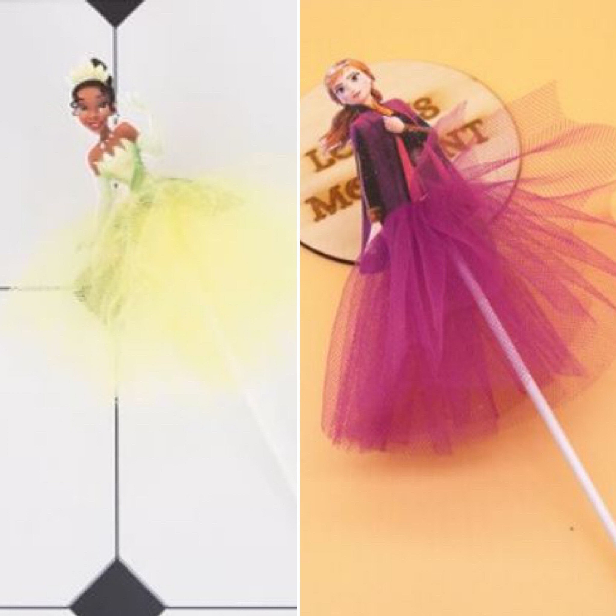 Disney Anna/elsa Princess Cake /cupcake Toppers With - Etsy Australia