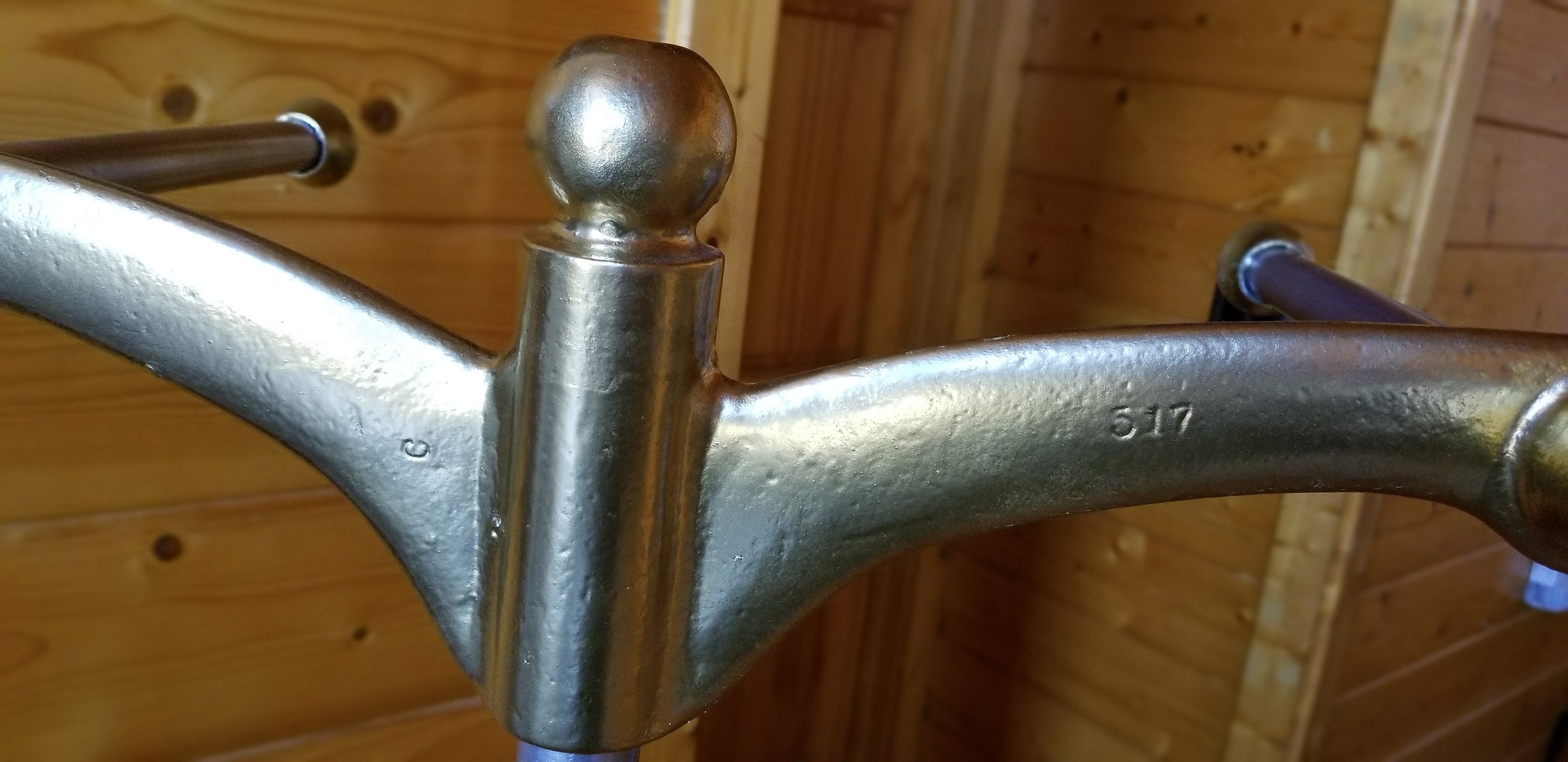 A* SOLD *antique French Art Deco Garment Rack Super Quality Cast Iron ...