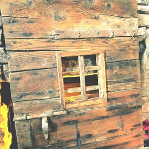 1700s French Chestnut Wine Cellar Door With Original Old Window Old ...