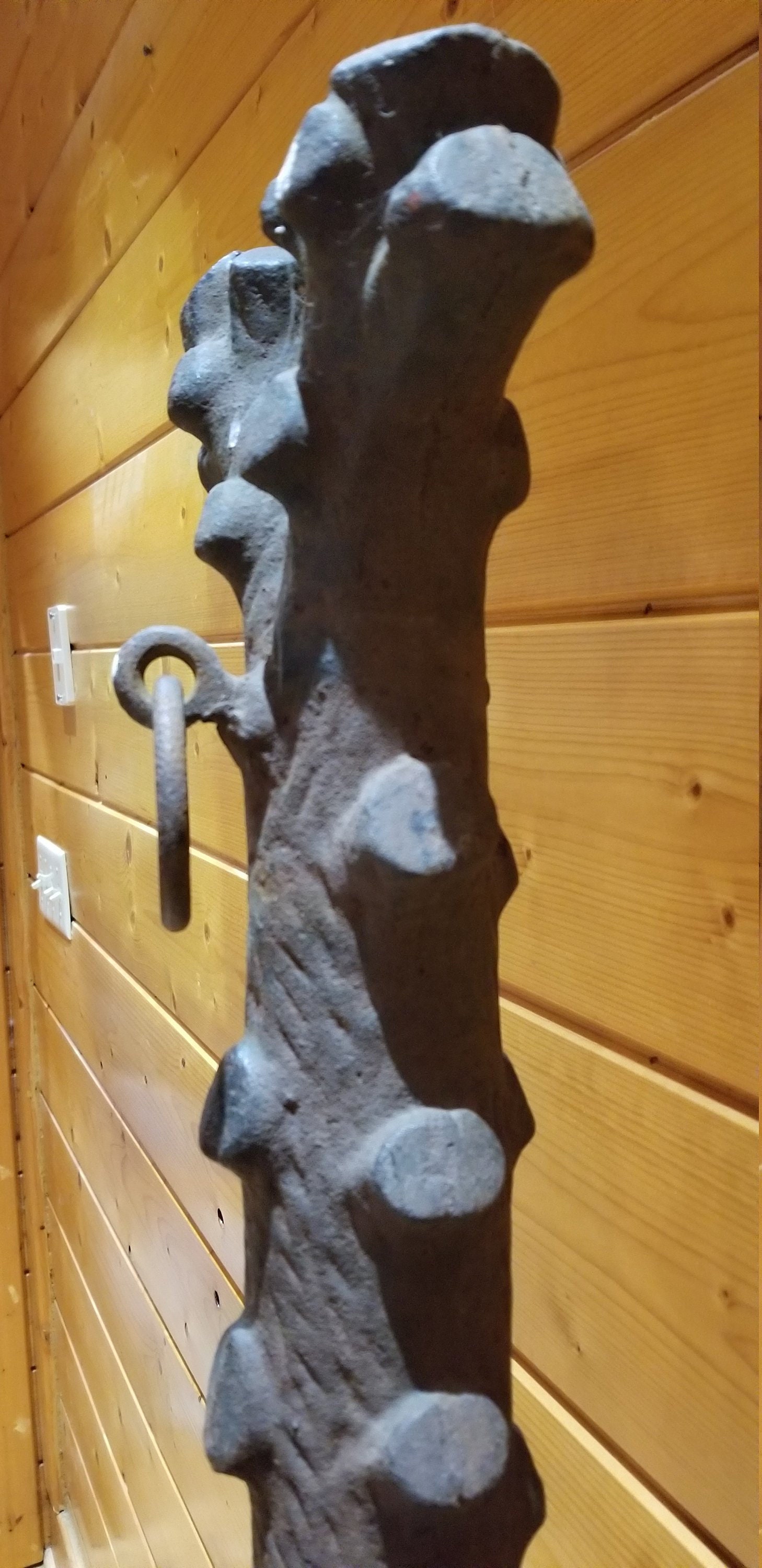 SOLD *** Antique American Cast Iron Hitching Post Tree Form Museum ...