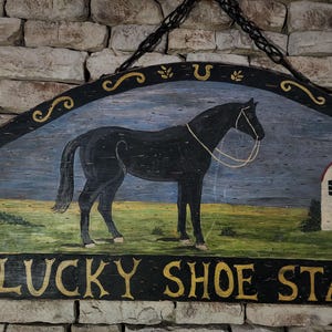 Antique Equus Folk Art Americana Tack Store*tradesign Folk Art ...