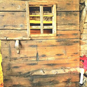 1700s French Chestnut Wine Cellar Door With Original Old Window Old ...