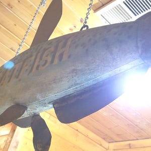 A+ One of A Kind Rare Large Unique Antique Folk Art Metal Catfish Hand ...
