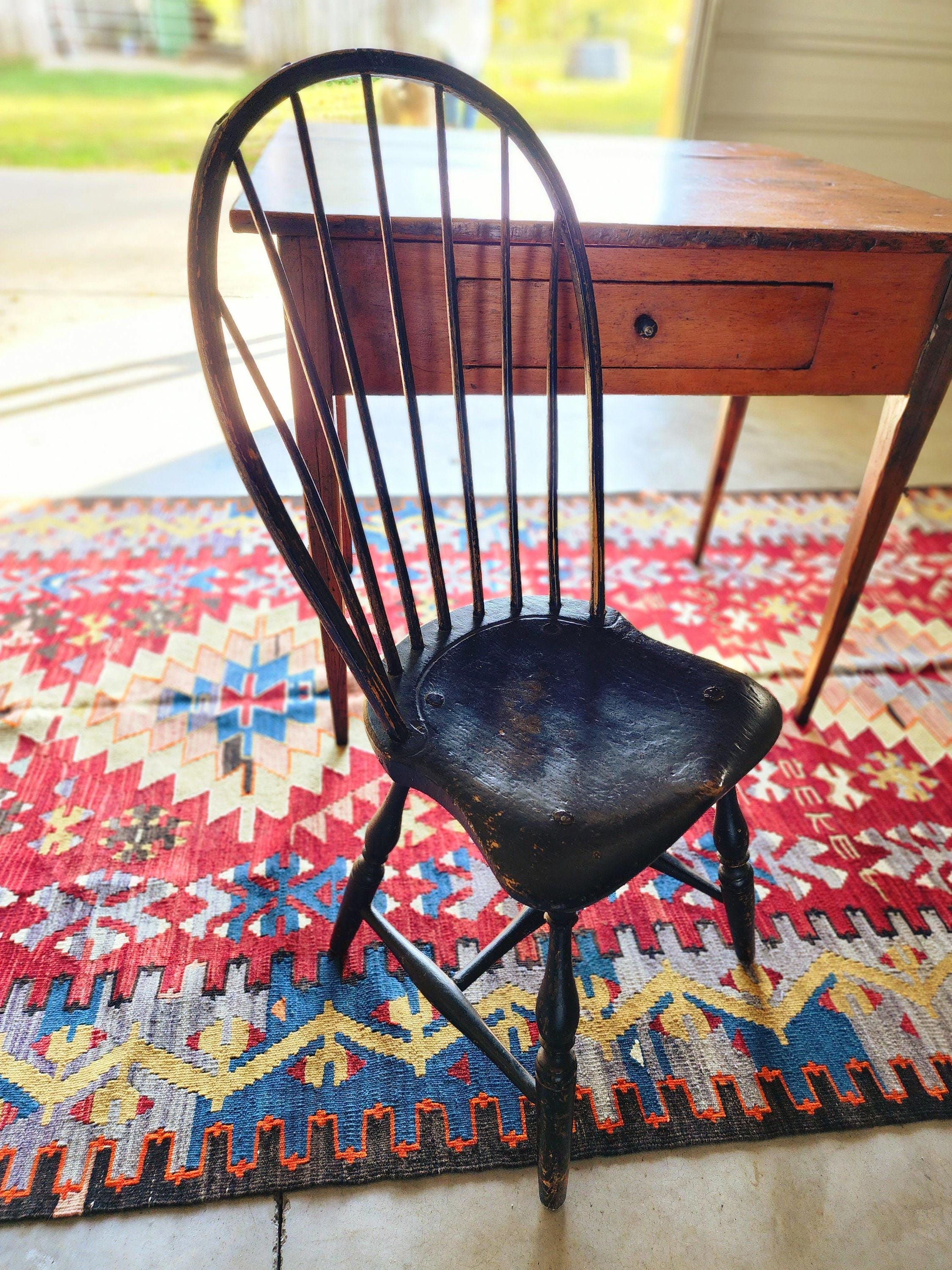 Antique black windsor chairs store