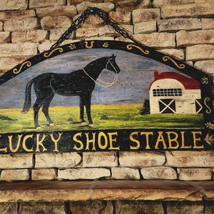 Antique Equus Folk Art Americana Tack Store*tradesign Folk Art ...