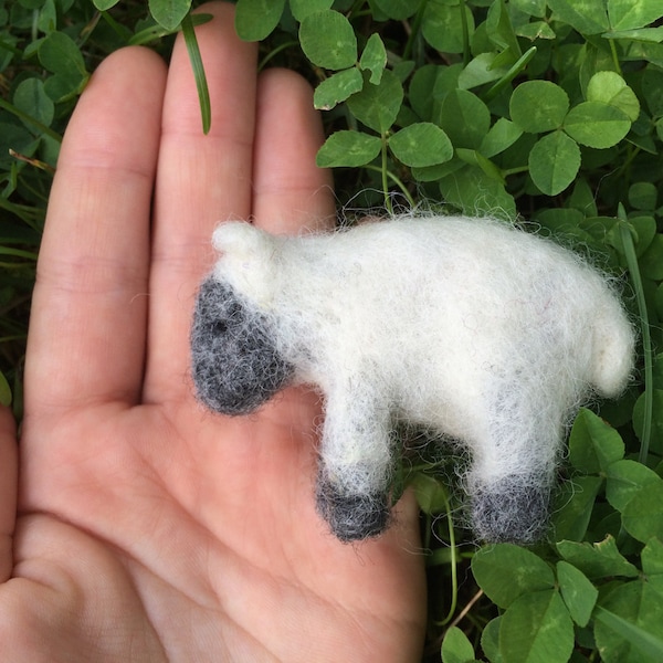 Needle Felted Lamb - Etsy